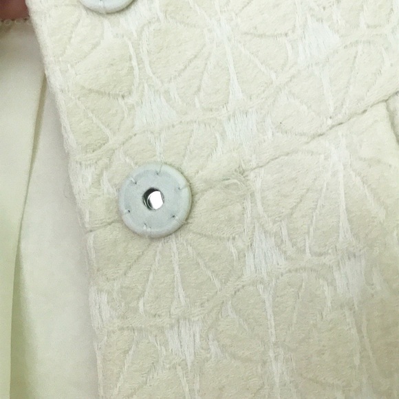 Magaschoni | Jackets & Coats | Magaschoni Collection Creme Flaired ...